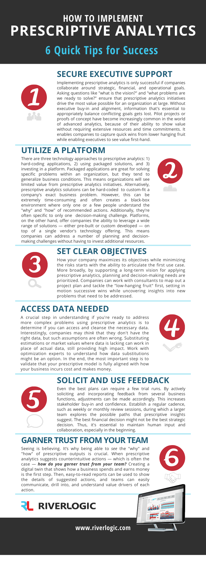 [Infographic] Implementing Prescriptive Analytics: 6 Easy Tips for Success