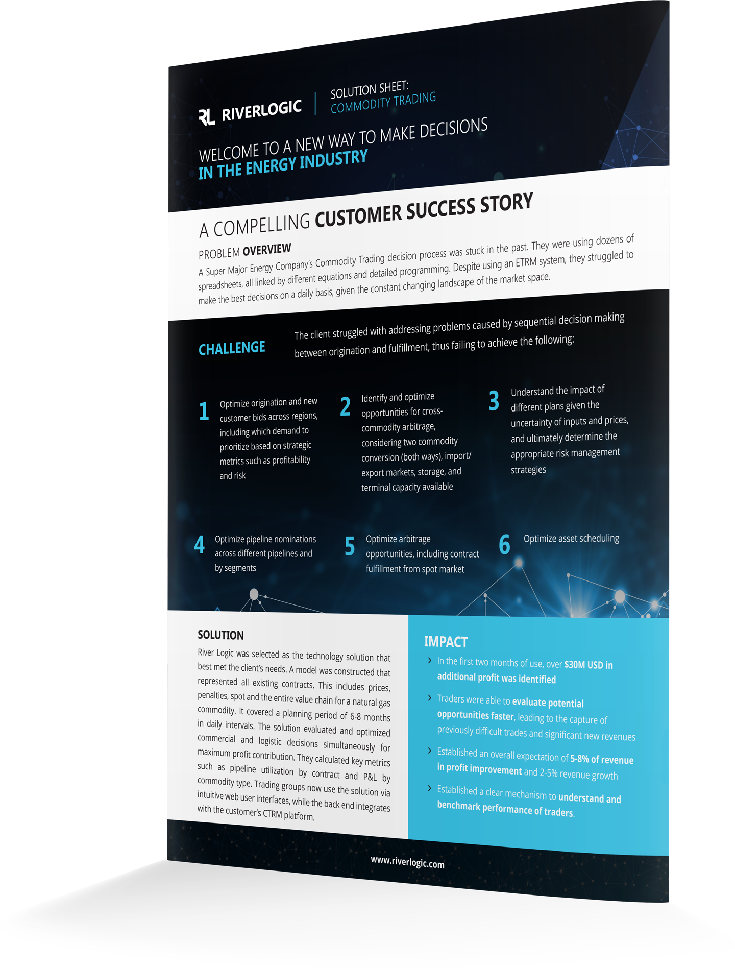 River Logic's Commodity Trading Solution Brochure
